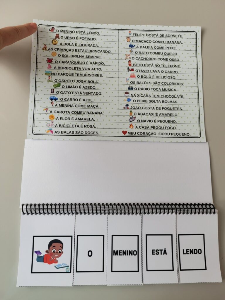 Formando frases - Psicopedagoga Kamilla Stati