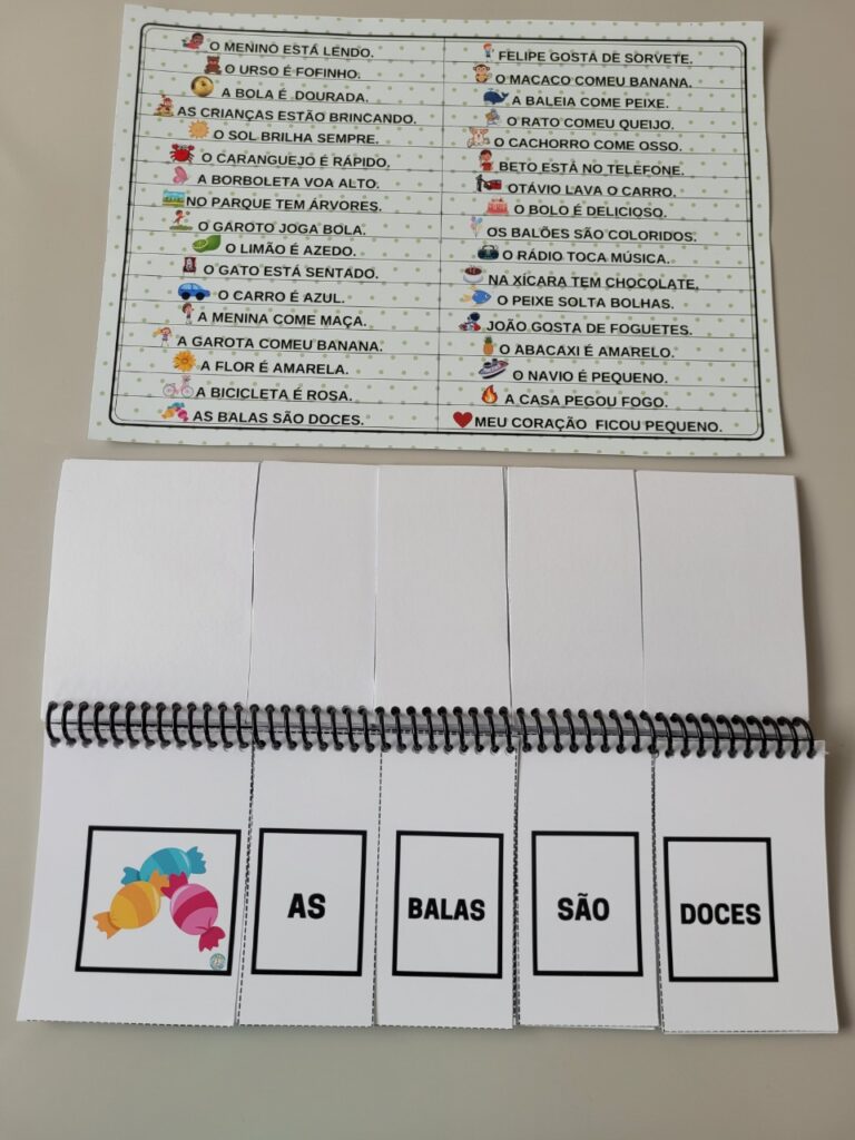 Formando frases - Psicopedagoga Kamilla Stati