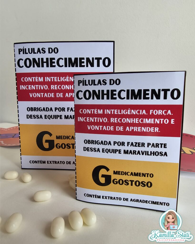 Pílulas do conhecimento - Psicopedagoga Kamilla Stati