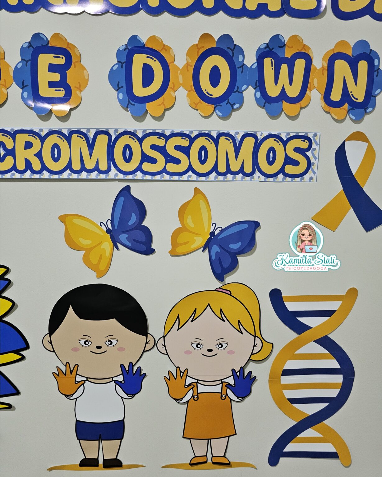 Painel Síndrome de Down - Psicopedagoga Kamilla Stati