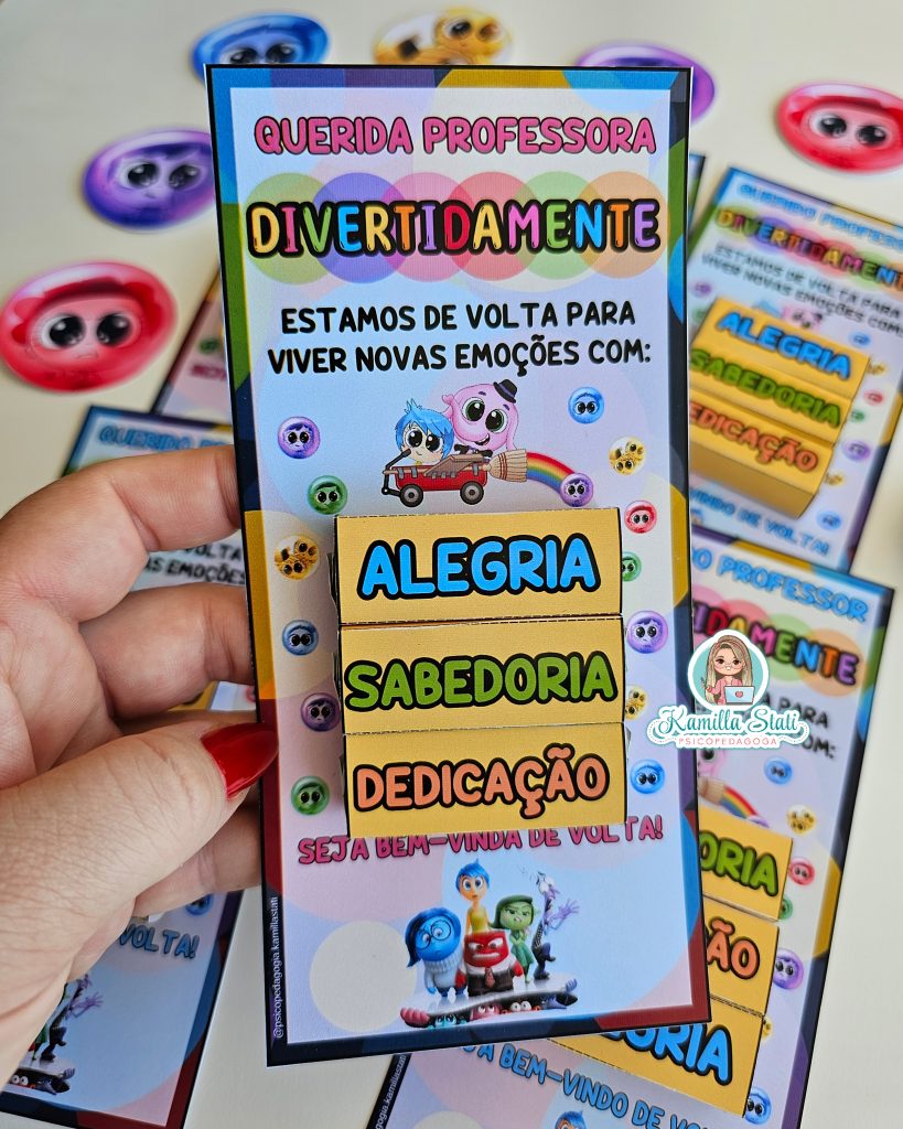 Cartão volta às aulas para professores divertidamente - Psicopedagoga ...