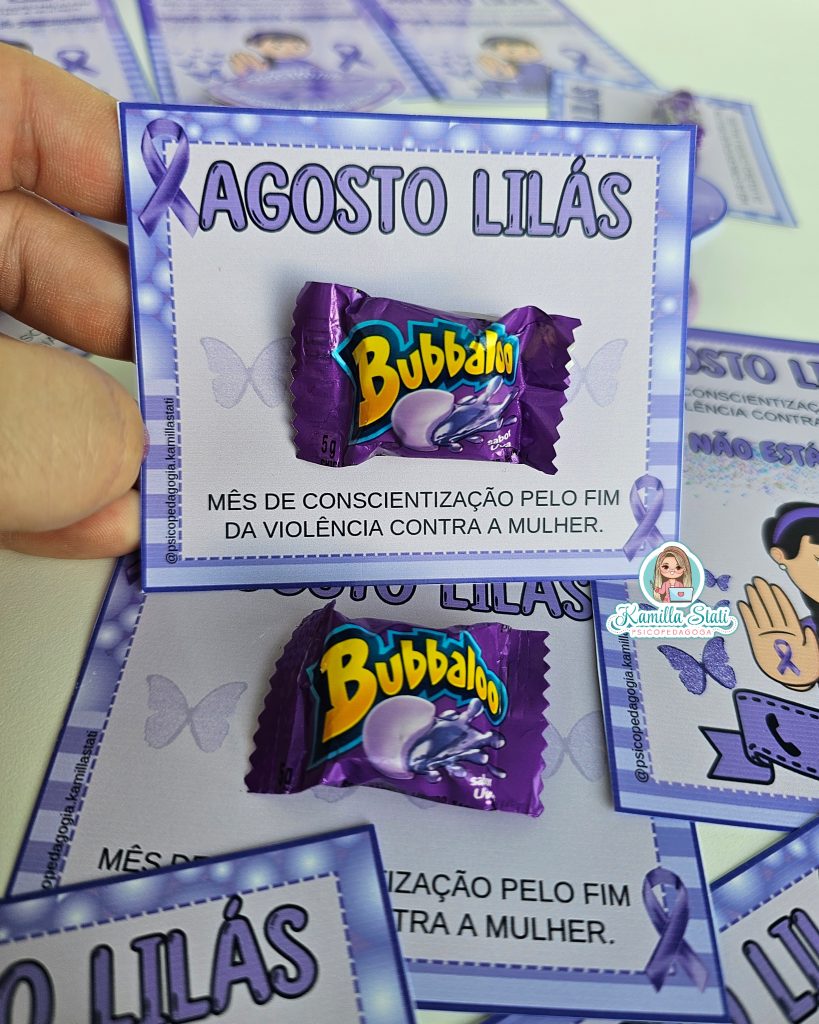 Kit agosto lilás - Psicopedagoga Kamilla Stati